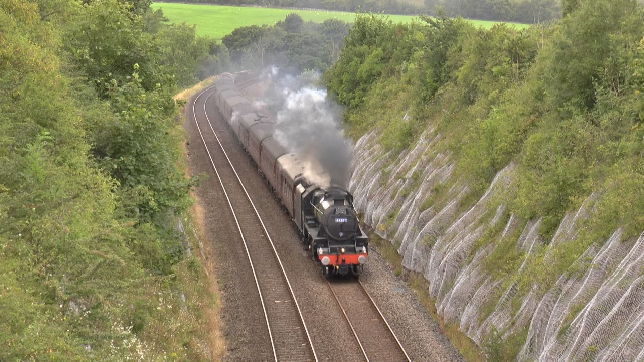 The Cumbrian Mountain Express LMS 44871 over SHAP & S&C 03 08 2024 ...
