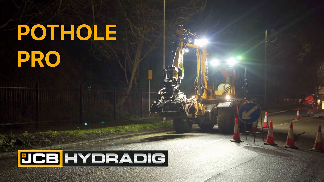 Repairing Damaged Roads | JCB Pothole Pro - YouTube