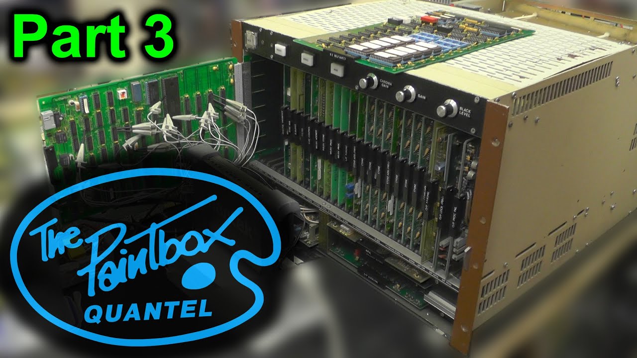DL209 Quantel DPB-7001 Digital Paintbox Restoration & Repair Part 3 - YouTube