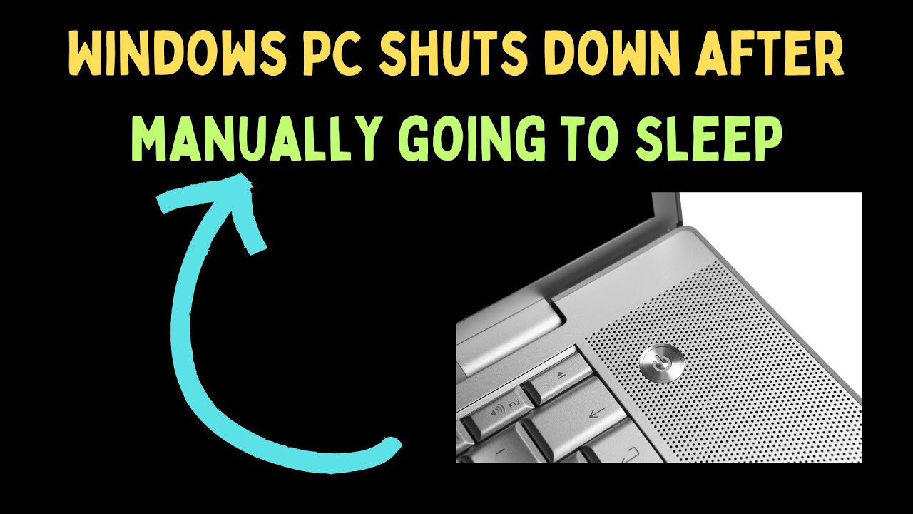 How to Fix Windows 11 PC Shuts Down After Manually Going to Sleep - YouTube