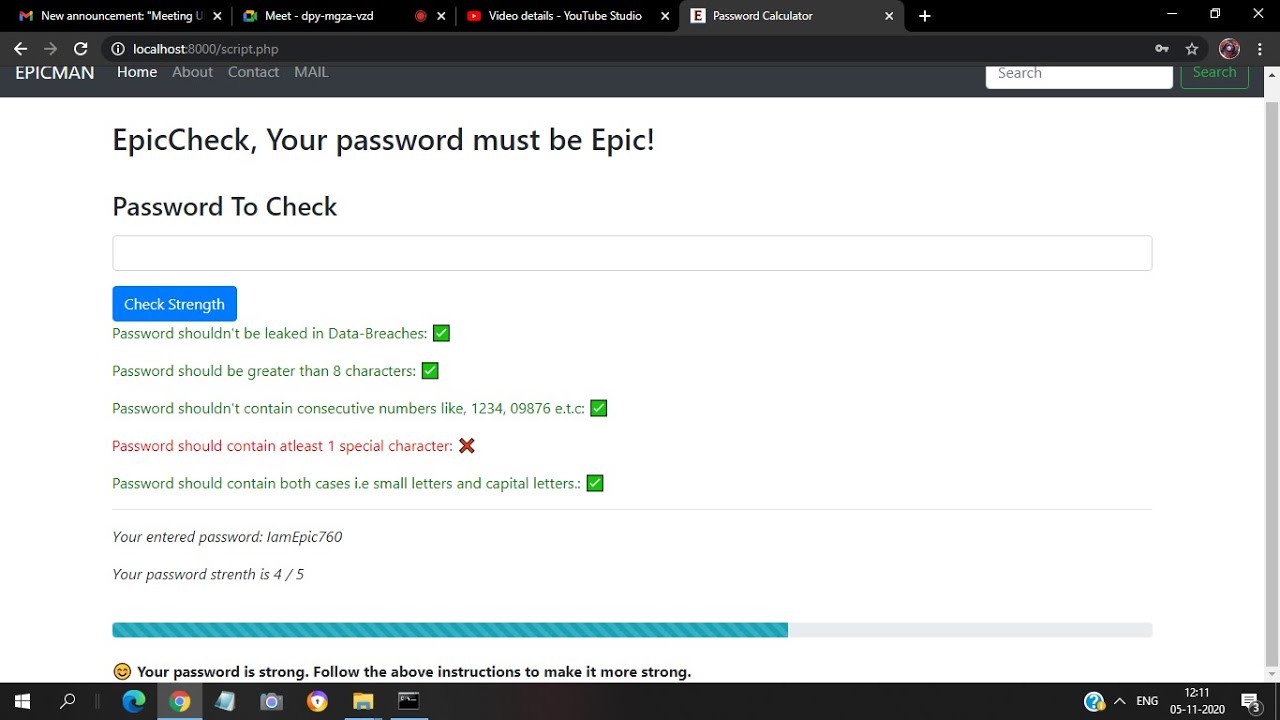 How To Create A Password Strength Validator Using Bootstrap And Php No Javascript Required 1276