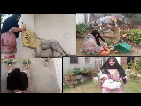DIY - Great Decoration for your Garden /Garden Animal made of Cement ...