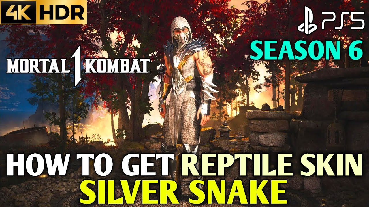How to Get Silver Snake Reptile Skin MORTAL KOMBAT 1 Reptile Skin MK1 ...