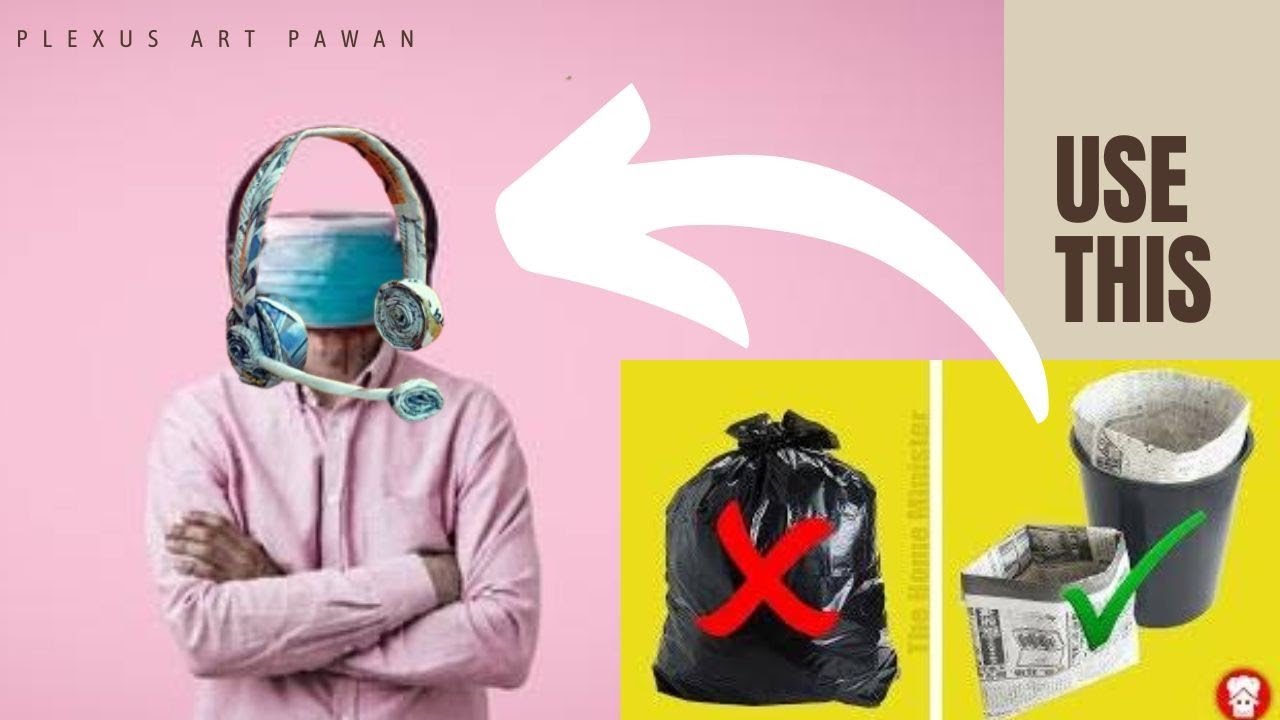 Headphone paper sculpture | essay craft #toniartandcraft #CrafterAditi ...