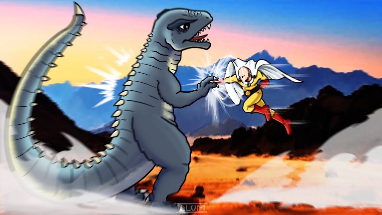 Godzilla VS One Punch Man | Saitama vs Gorosaurus | Powerscaling - YouTube