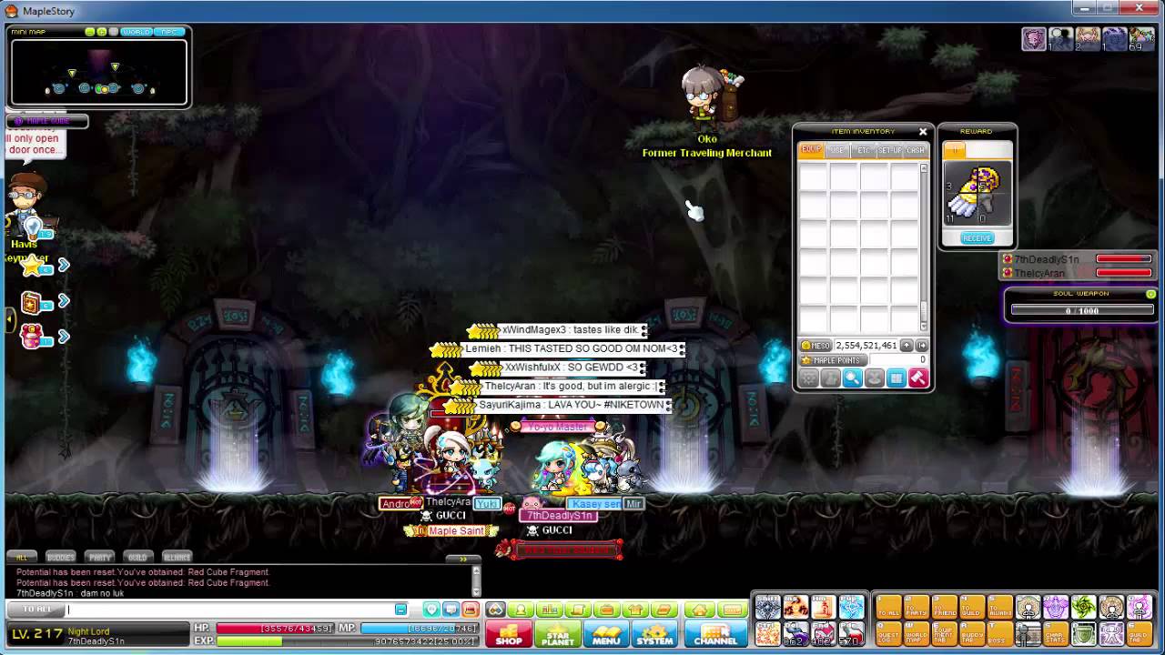 Maplestory Cubing For Stats (21k NX) - YouTube