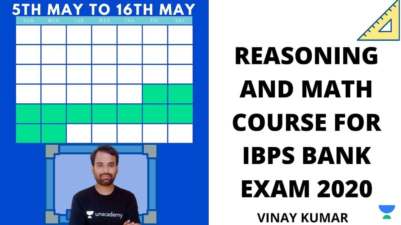 Reasoning and Math Course for IBPS Bank Exam 2020 | Vinay Kumar - YouTube