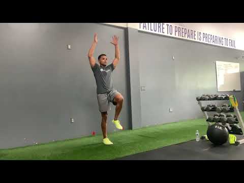 Single Leg 90 Degree Rotational Jump to Single Leg Landing - YouTube