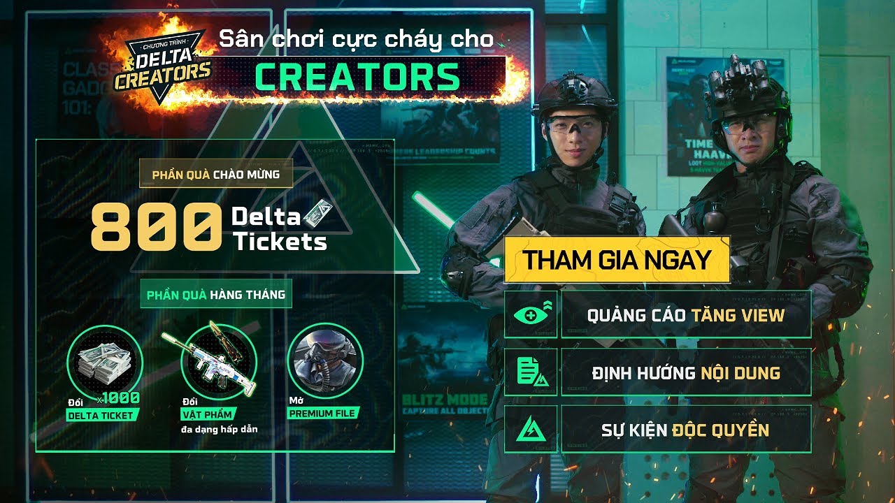 Đặc Nhiệm Delta Creator - Trở thành Creator ngay hôm nay!! - YouTube