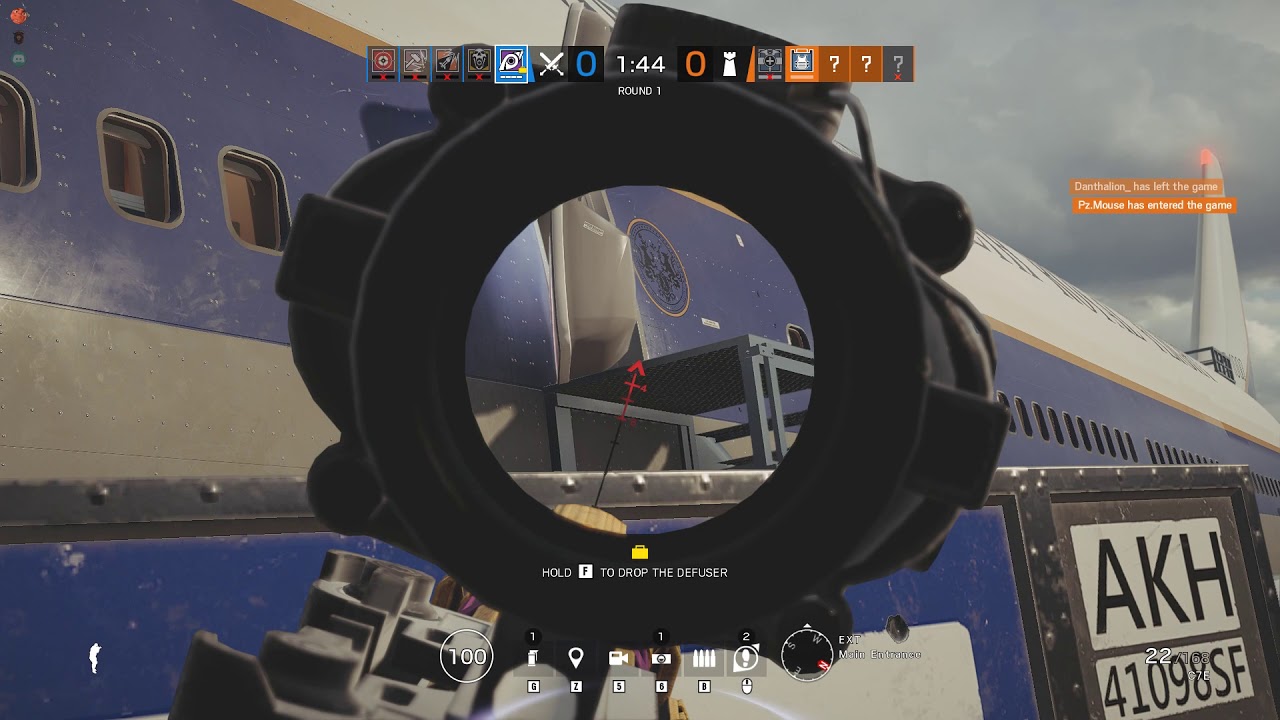 Rainbow Six Siege - Plane - Ace Clutch - Jackal - YouTube