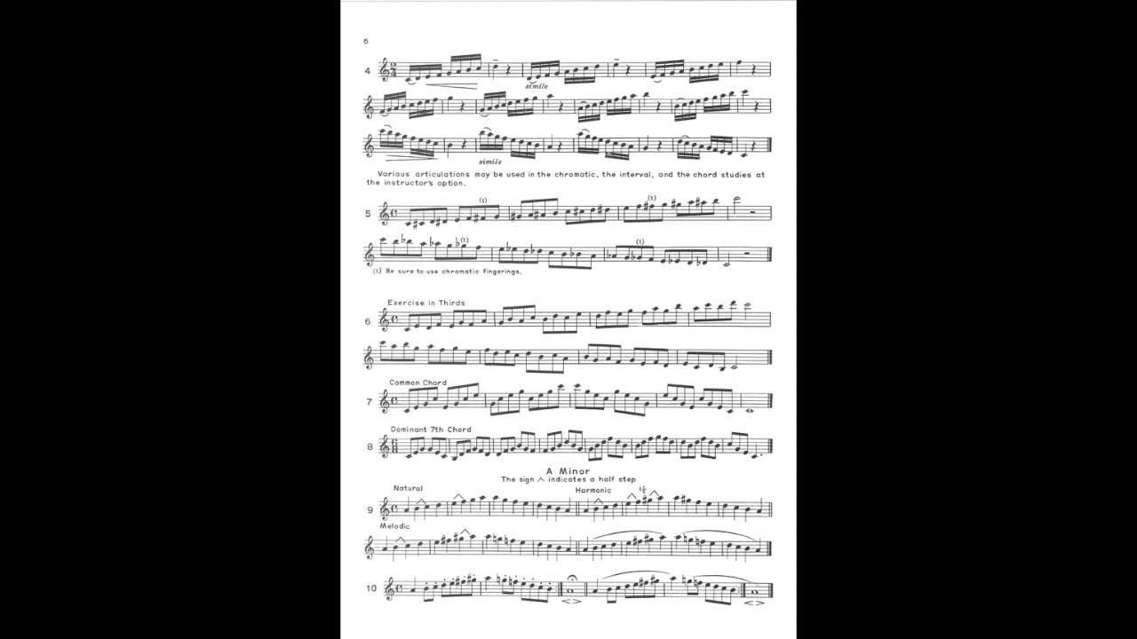 Rubank Advanced Method V1 Alto Sax U2 6 6 90bpm - YouTube