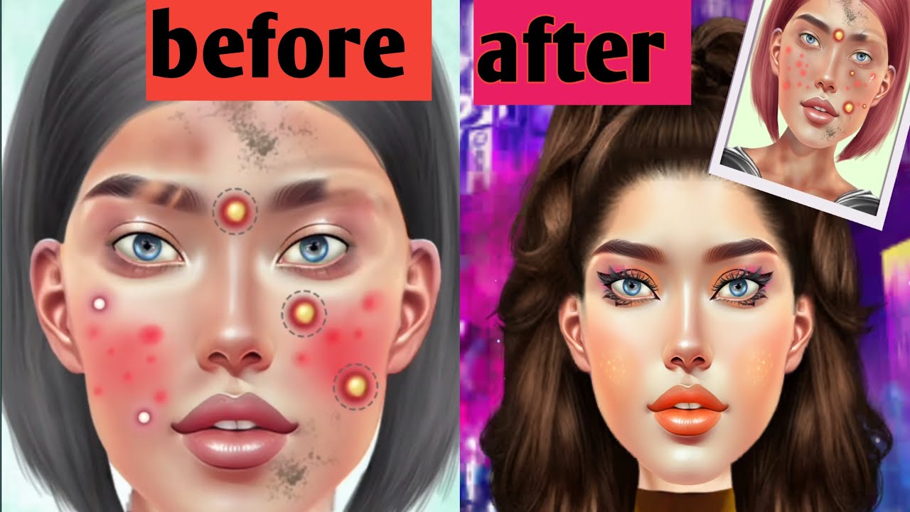 ASMR MAKEOVER ANIMATION VEDIO - YouTube