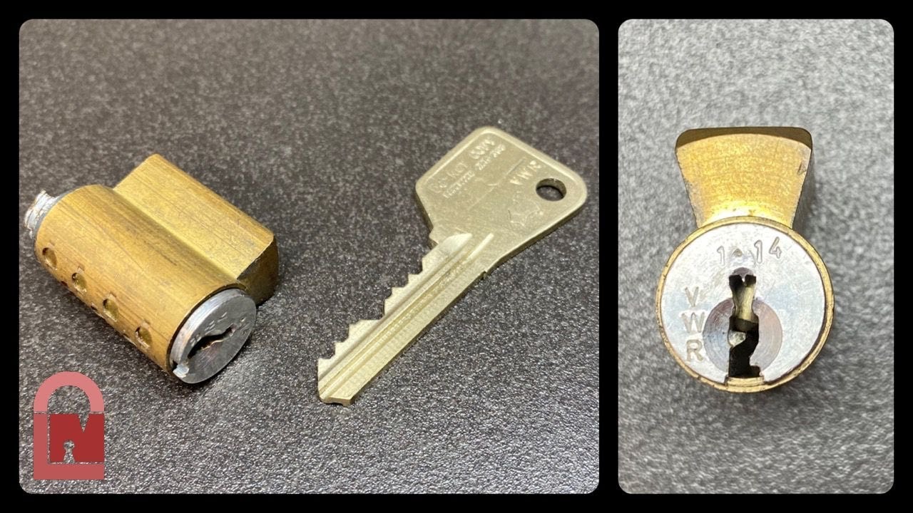 Rare Lockwood V7 Lock Pick and Gut - YouTube