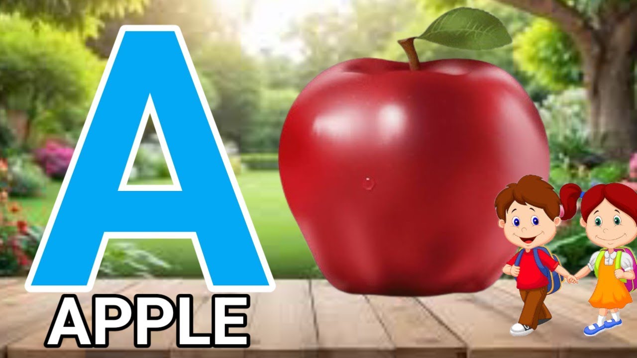 A for Apple | ABCD Kids Song | Learn Alphabet with Fun - YouTube
