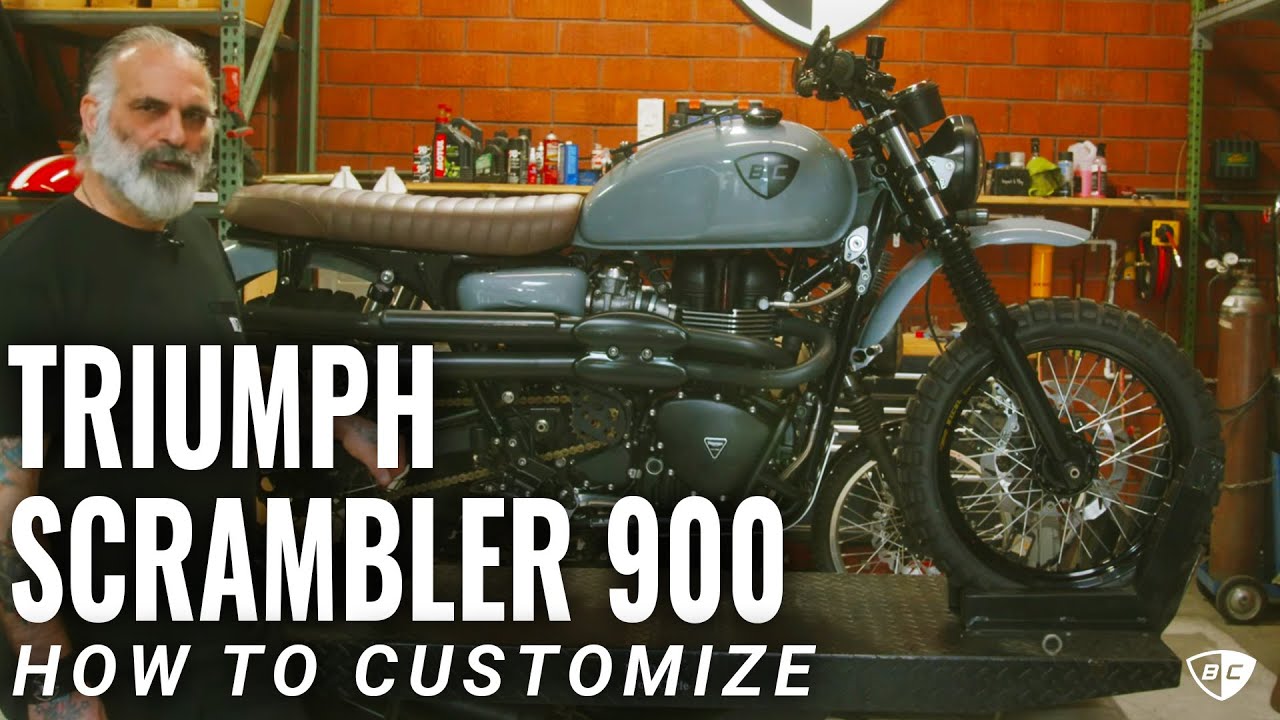 How to Customize Triumph Scrambler 900 | British Customs - YouTube