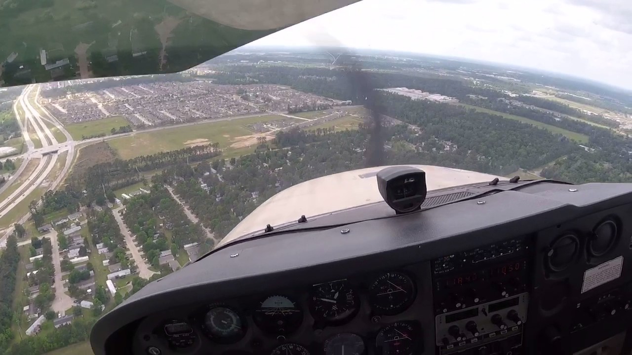 Cessna 172 landing practice. - YouTube