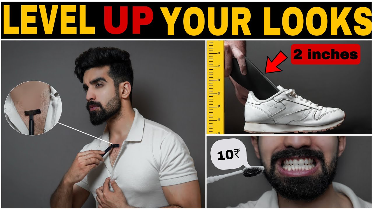 10 Hacks to LEVEL UP Your LOOKS⬆️ *AFFORDABLE* | Men hacks| How to look ...