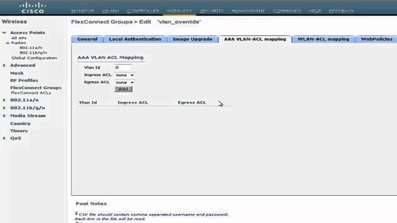 Flexconnect vlan Override Local Switching Clients - YouTube