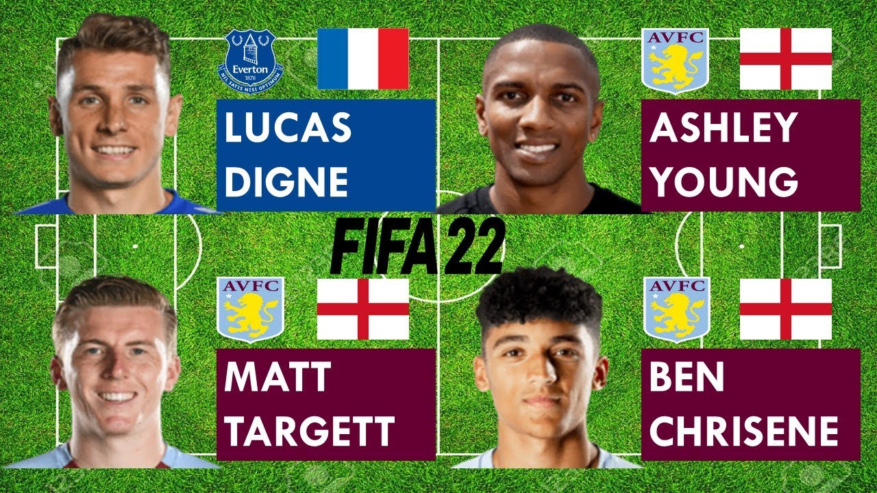 Lucas Digne vs Ashley Young vs Matt Targett vs Ben Chrisene(Digne joins ...