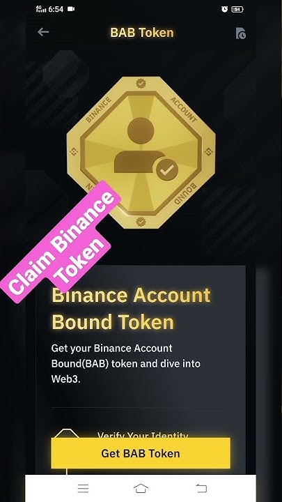 Claim Your Bab Token || Binance - YouTube