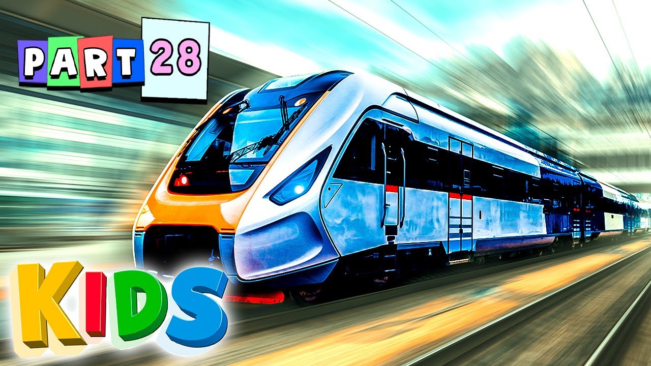 🚇 Super Fast Passenger Trains For Kids FUN 🚂 Beauty Railways Worldwide ...