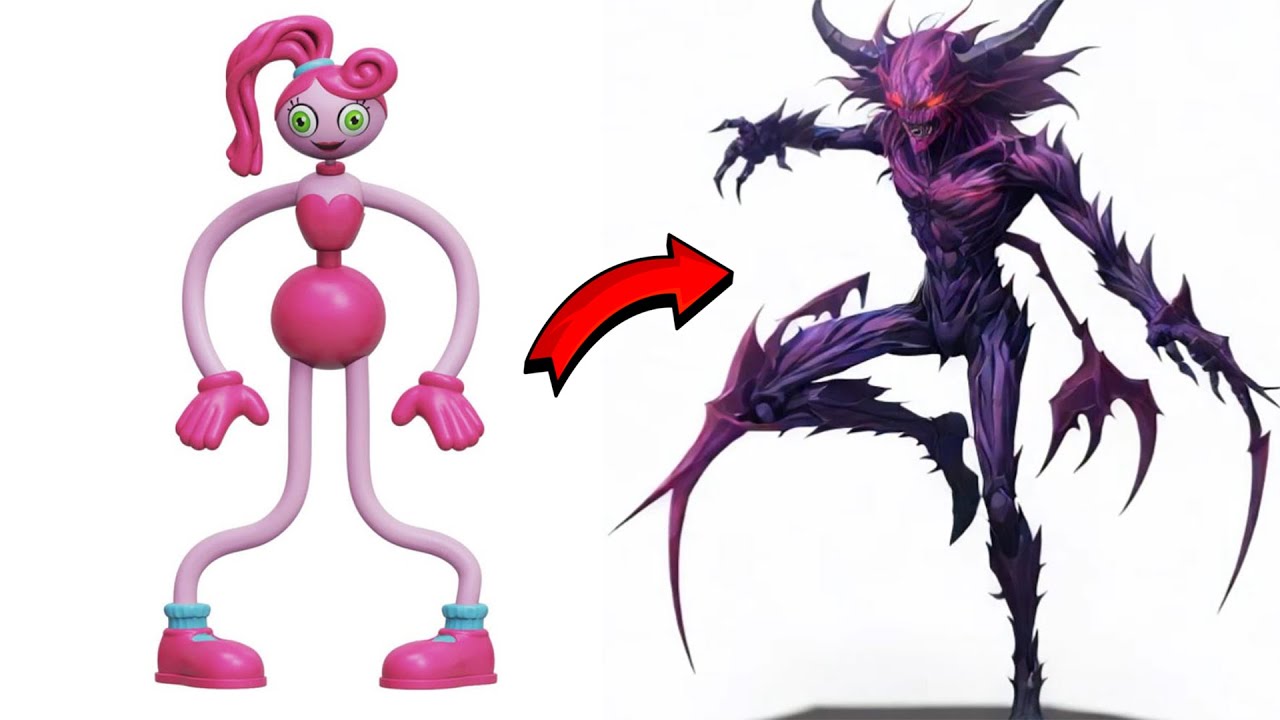 TG TF Poppy Playtime Chapter 3 Animation transforms into a 2D #tg #tf # ...