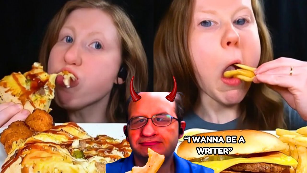 Songbyrd ASMR cringe mukbangs and UNCLE chuck...being a creep! - YouTube