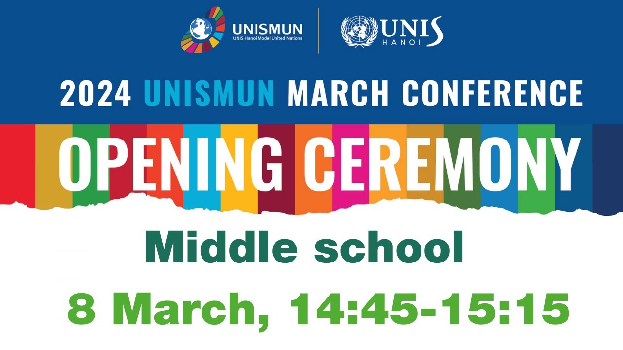 MUN - Opening Ceremony - Middle School - YouTube