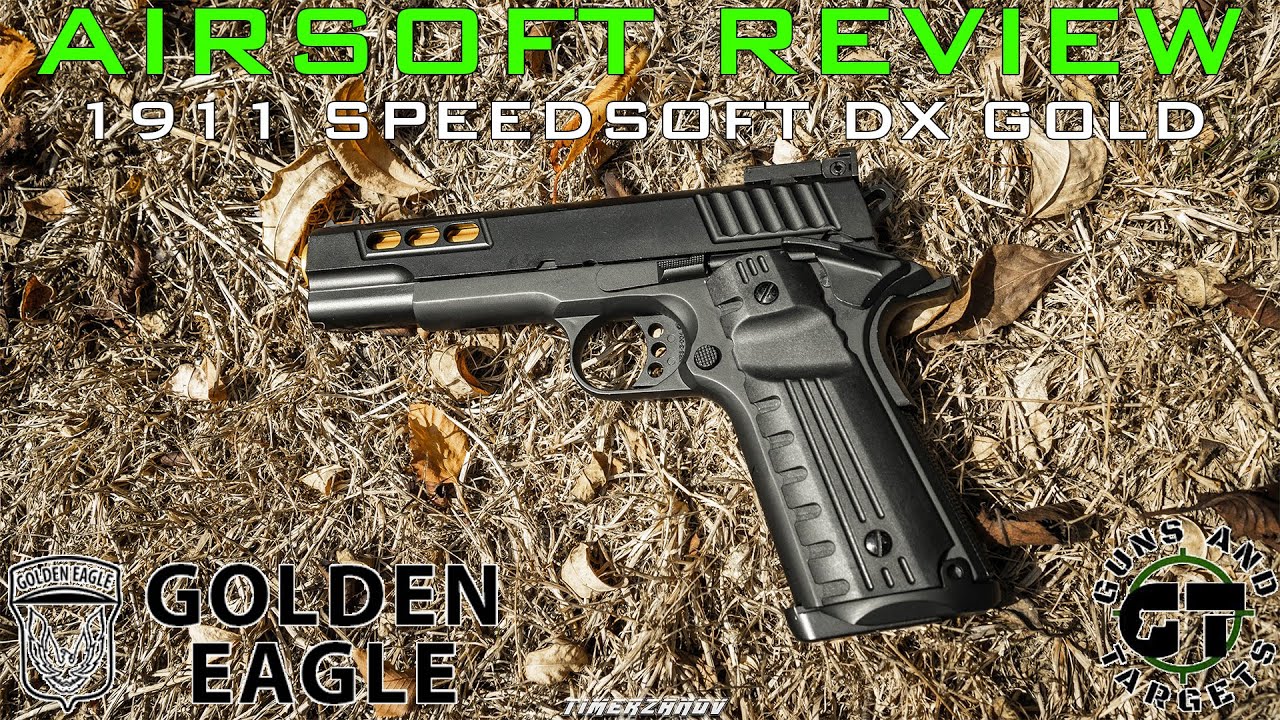 Airsoft Review #182 Golden Eagle Speedsoft 1911 Deluxe Gold (GE3368 ...
