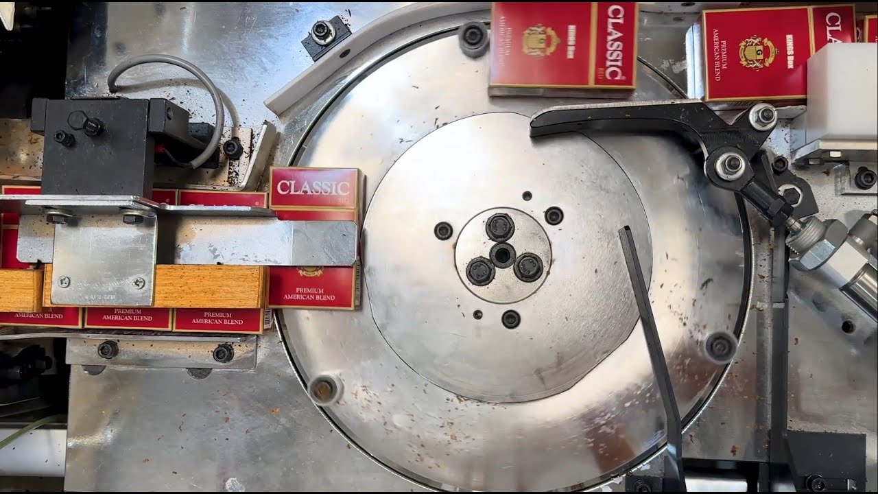 Cigarette Packing Machine - Cigarette Packer HLP 225 - YouTube