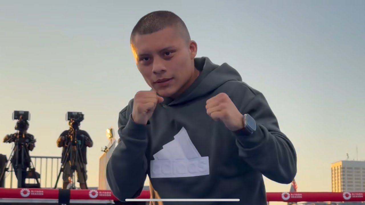 ISAAC CRUZ SHOWS FUNDAMENTALS FOR RAYO VALENZUELA IN FULL SHADOWBOXING ...