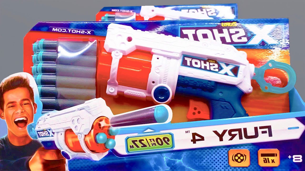 90 FT Furry Zuru X Shoot Gun, Police Handcuff, Revolver Body Vest ...