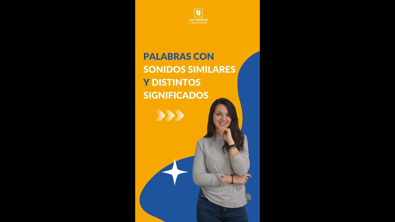 Palabras similares con diferente significado en español - LAE Madrid ...