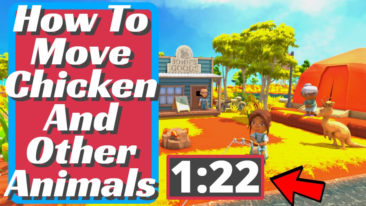 Dinkum - How To Move Chicken And Other Animals To A Different Pen - YouTube