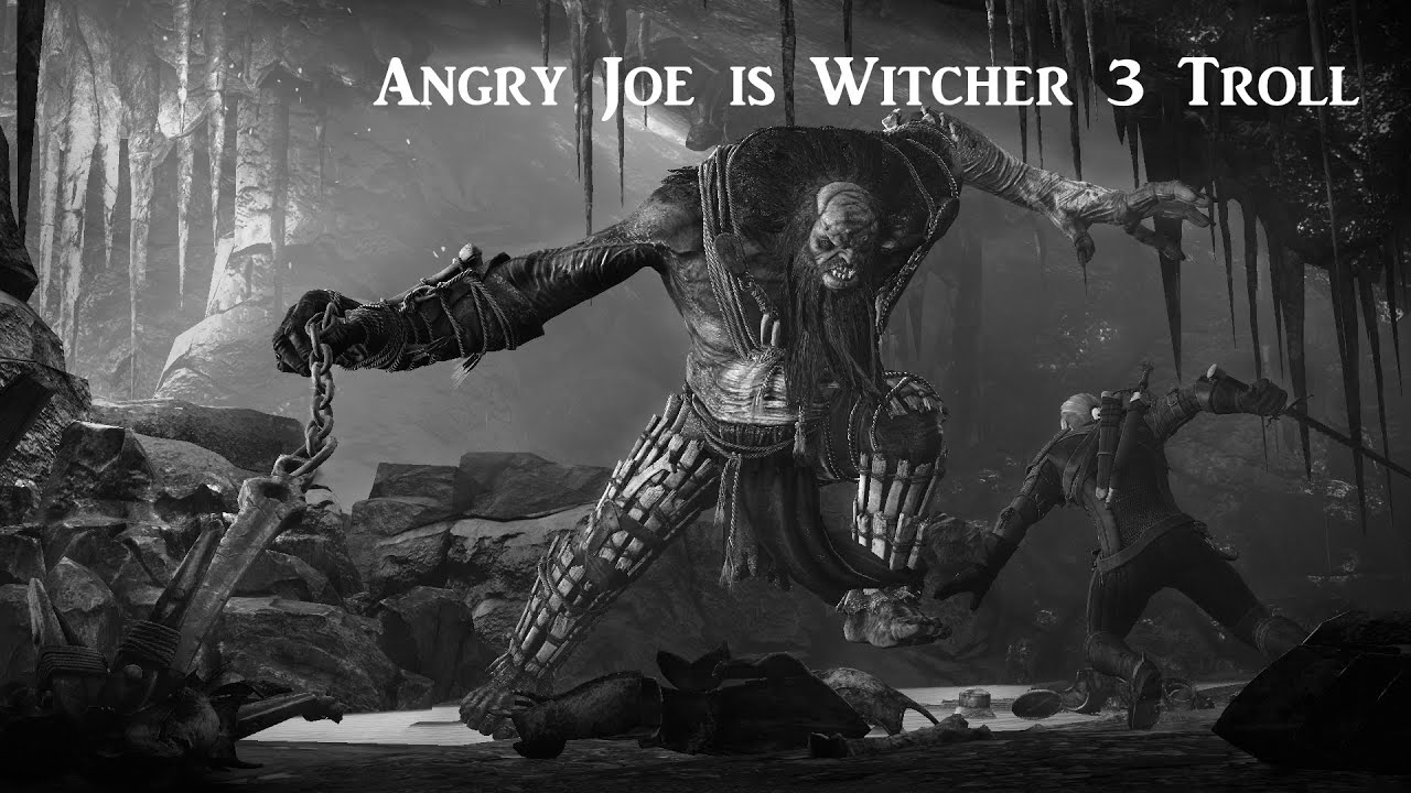 Angry Joe is Witcher 3 Troll - YouTube