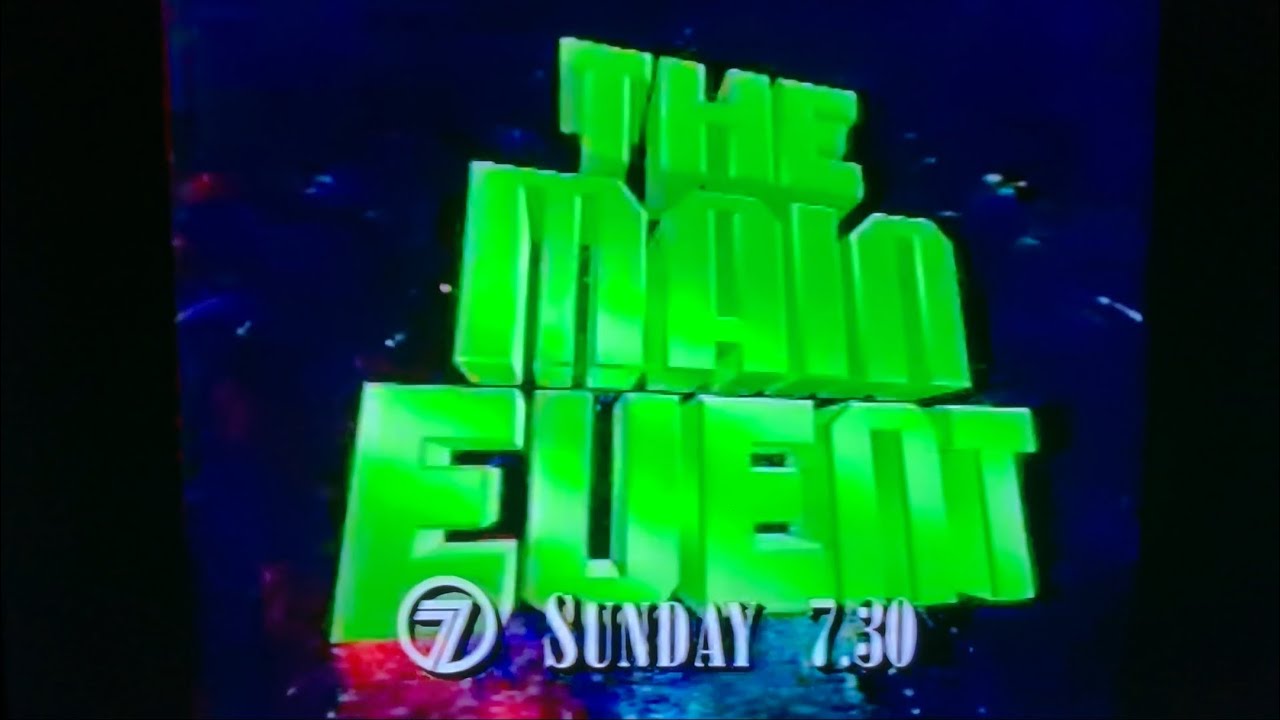 The Main Event Channel Seven Promo 1991 - YouTube