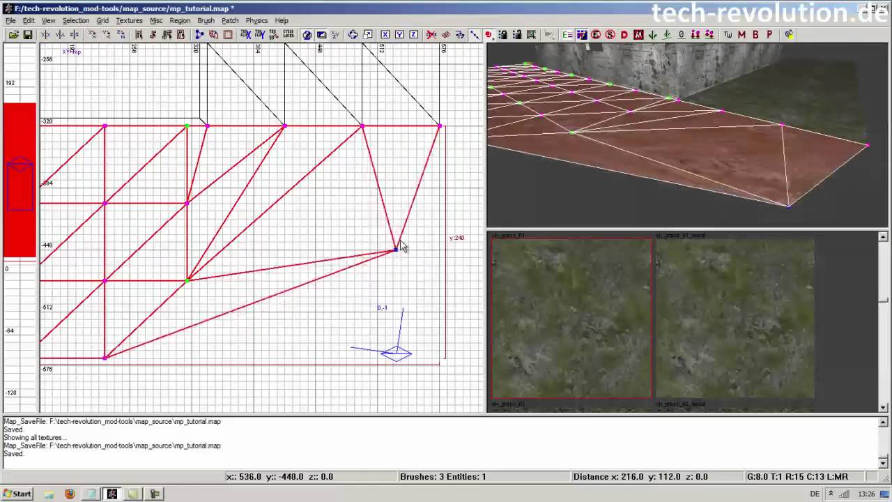 tech-revolution.de | Call of Duty 4 Mapping Tutorial Part 4.1: Außenbereich mit Gras erstellen ...