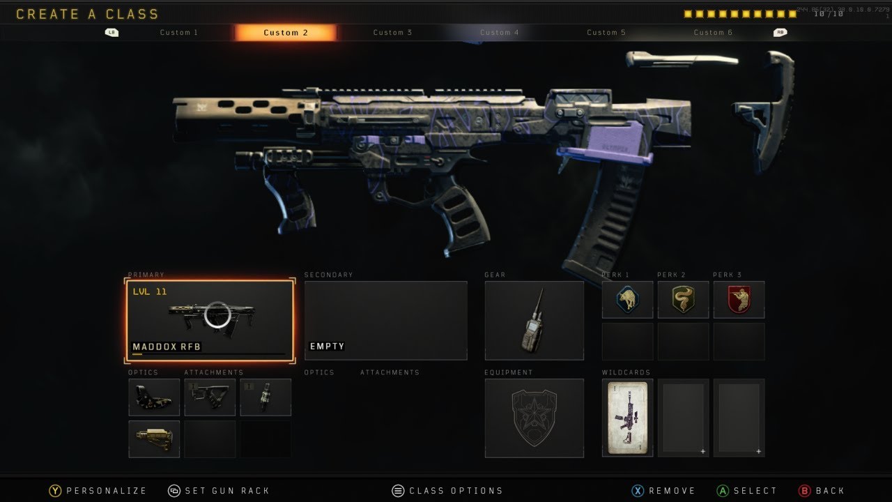 Call Of Duty Black Ops 4 MADDOX RFB Best Class Set Up - YouTube