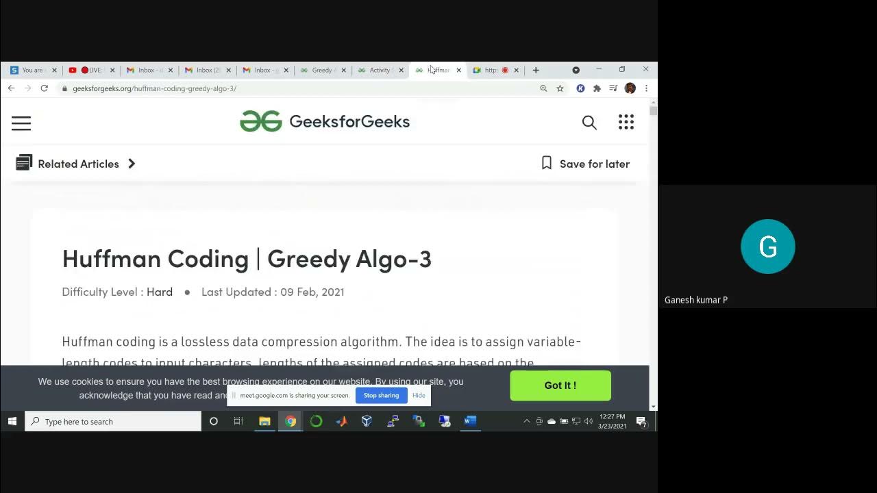 Unit4 - Topic: Greedy Algorithms - An Activity Selection Problem ...