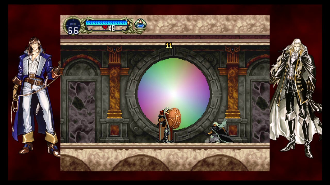 Castlevania Requiem Symphony Of The Night. Matando al Doppelganger ...