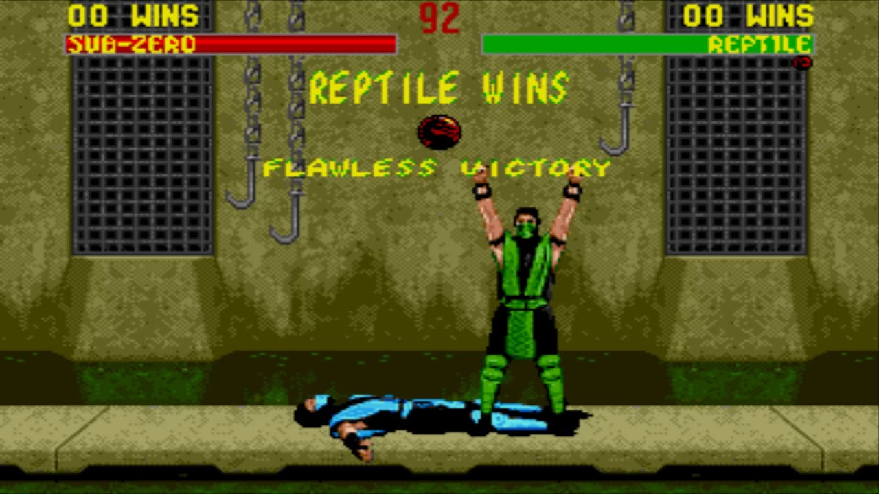 Mortal Kombat 2 - Dead Pool Stage Fatality Glitch (Sega Genesis Version ...