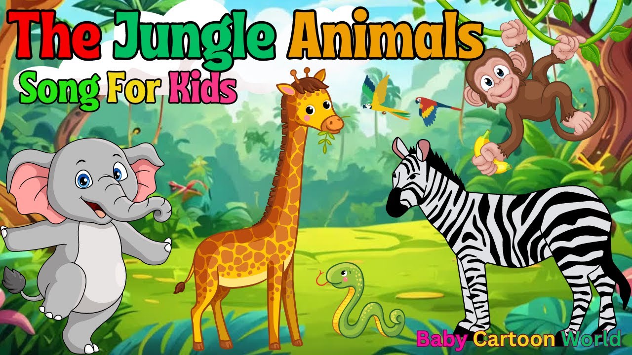 The Jungle Animals Song For Kids #animalsongs #animals #animals - YouTube