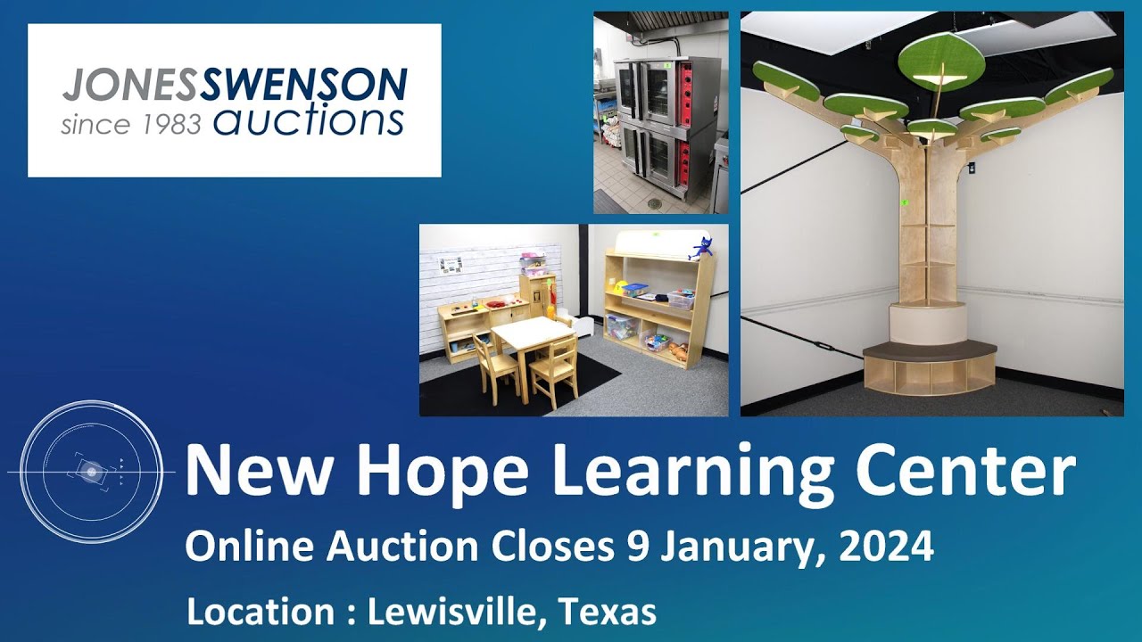 New Hope Learning Center – Complete Liquidation Auction – Over 400 Lots ...