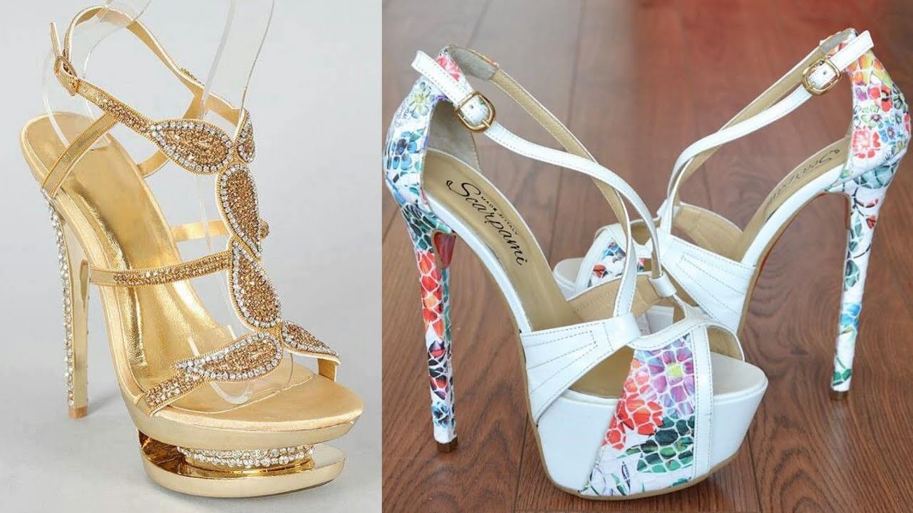 TOP 50 FANTASTIC AND PROFITABLE HEEL SANDALS DESIGN - YouTube