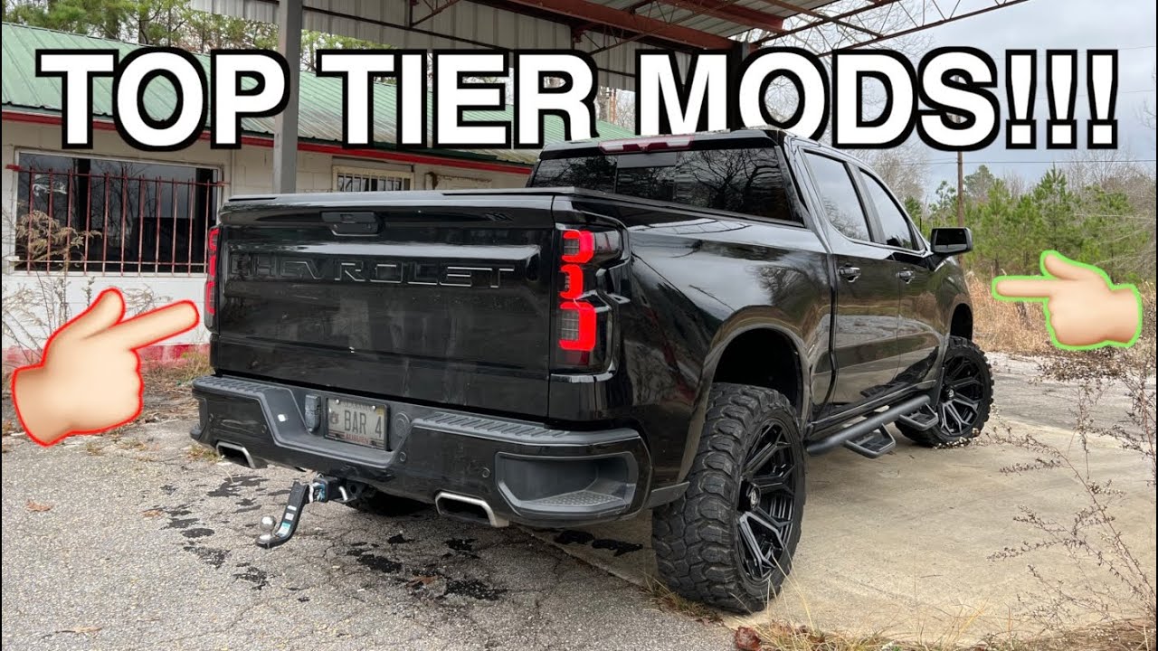CHRISTMAS MODS TRANSFORM THIS SILVERADO!!! - YouTube