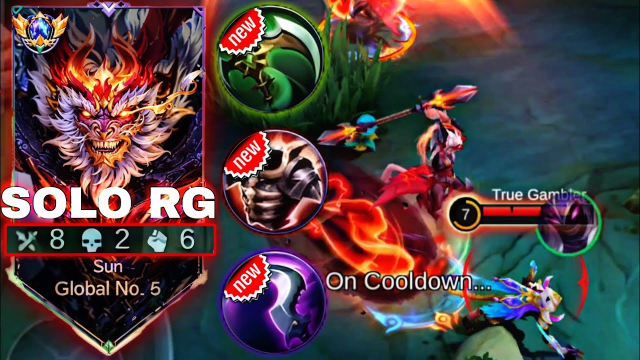 119 Starts "How to Destroy the Meta with Sun - MLBB (Immortal RANK ...