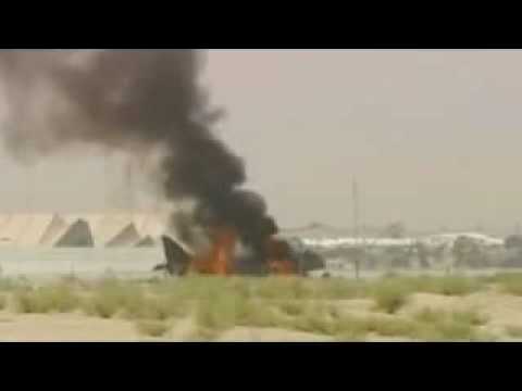 British Harrier Jump Jet crashing during landing - YouTube