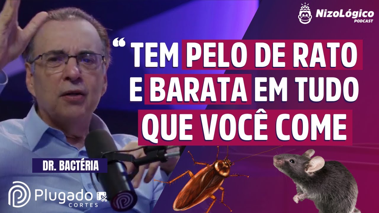 SEU ALIMENTO TEM RESTO DE BARATA, você sabia disso? DR. BACTÉRIA FAZ ...