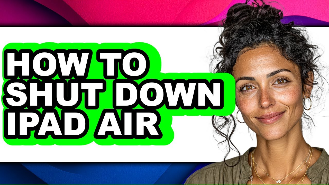 How to Shut Down Ipad Air - Step by Step - YouTube