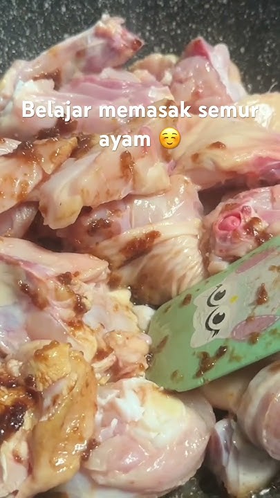 Semur Ayam Ala Aku ☺️ Belajarmemasak Food Semurayam Youtube